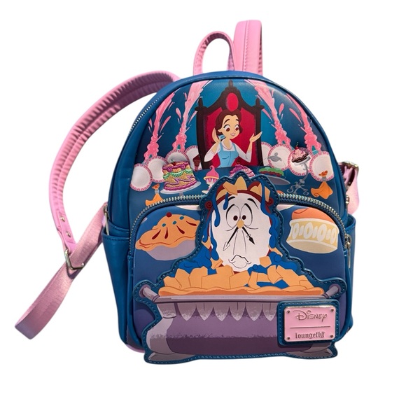 Loungefly | Bags | Loungefly Backpack Blue And Pink | Poshmark